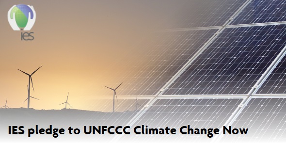 IES pledge to the UNFCCC Climate Neutral Now campaign | www.the-ies.org
